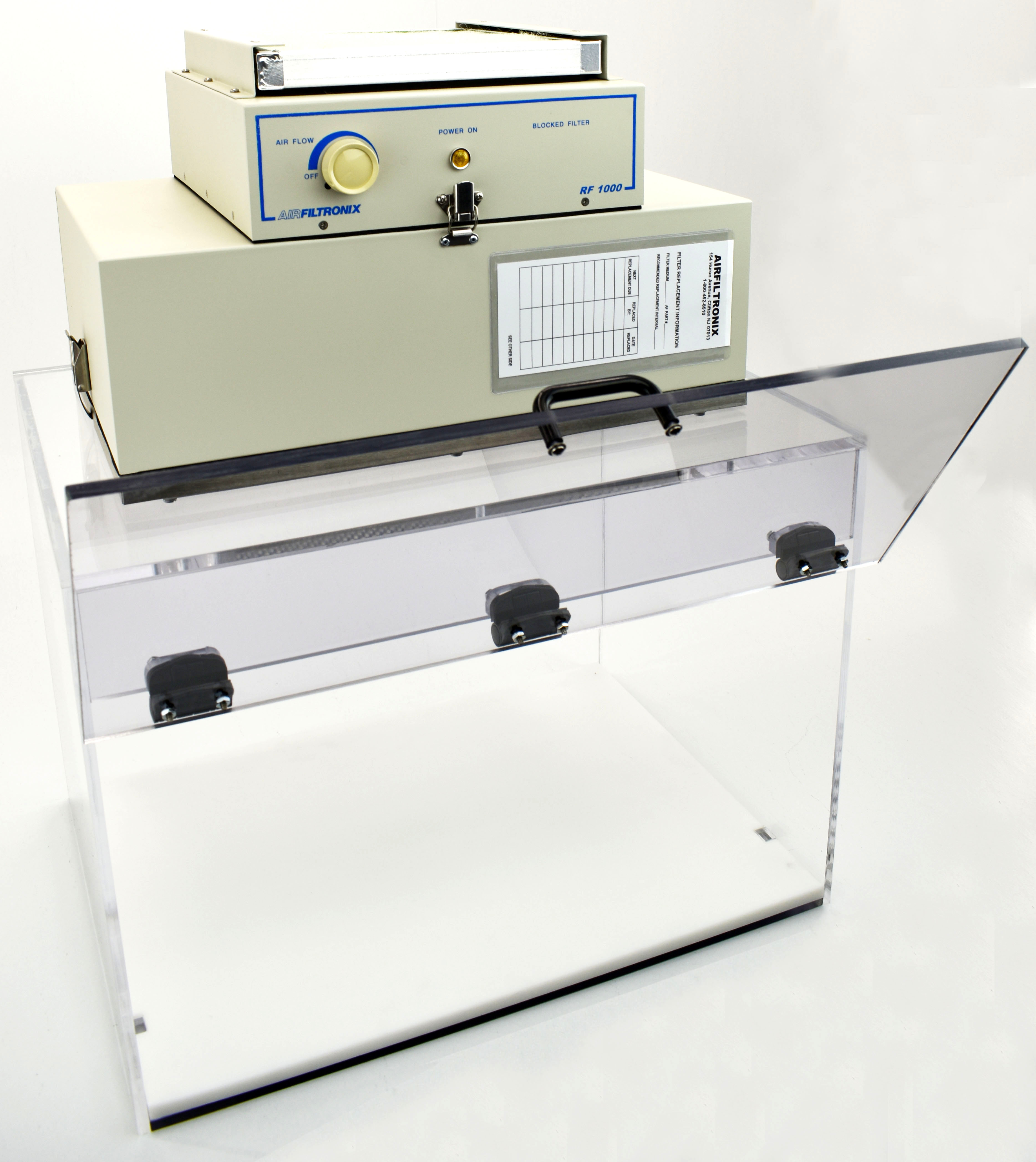 The RF-1000 Tabletop Cleanroom item listed in Clean Air Hoods under the ...